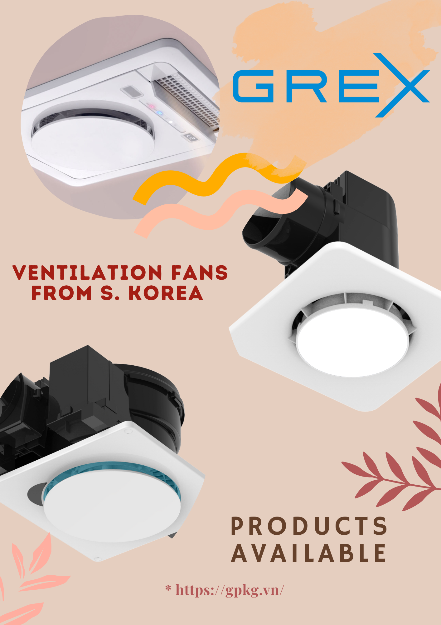 Quạt Thông gió nhà tắm GREX